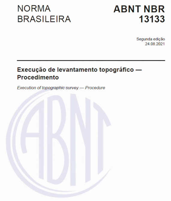 O que é NBR 13.133 - Embratop